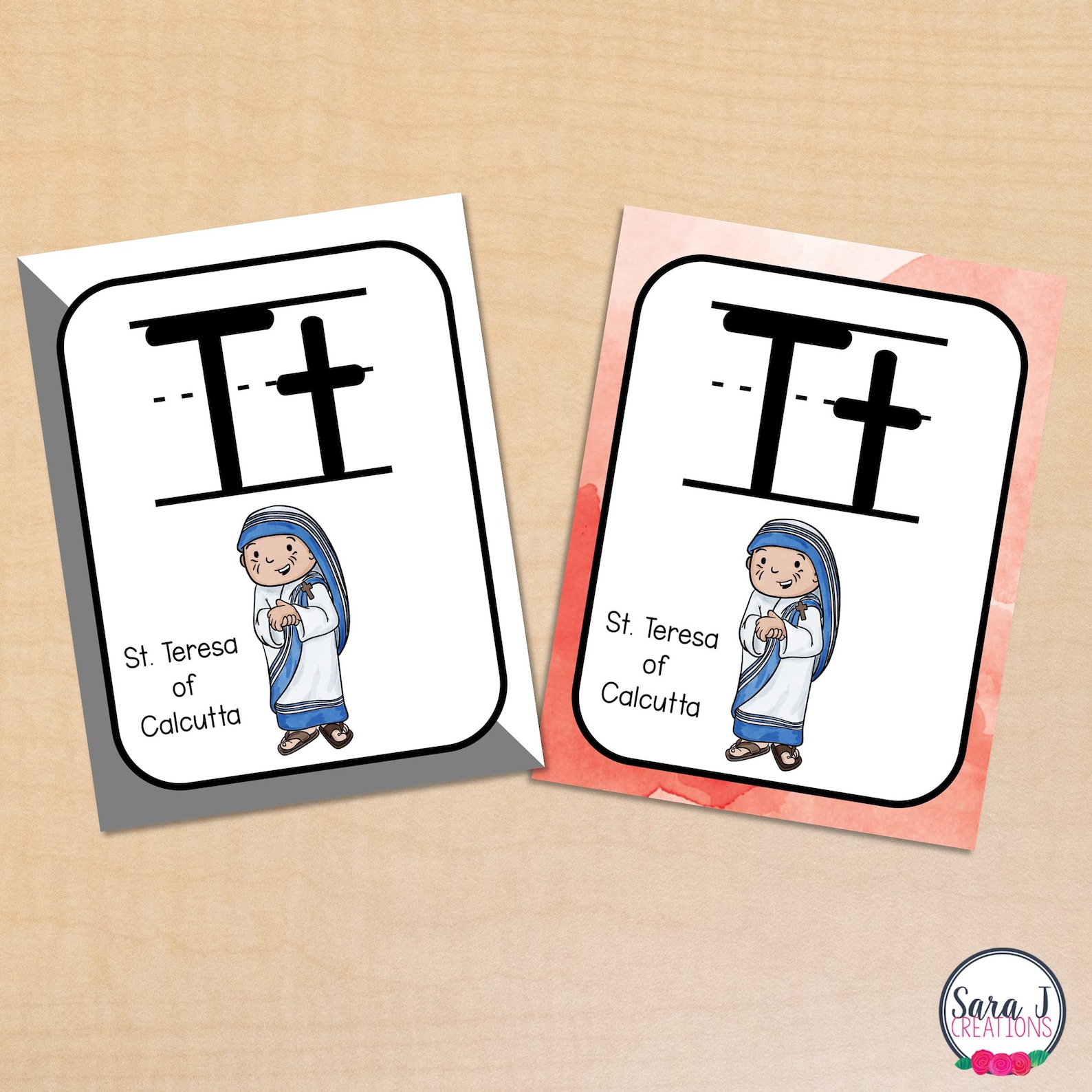 Catholic Saint ABC Posters, All Saints' Day, Homeschool Classroom Decor ...