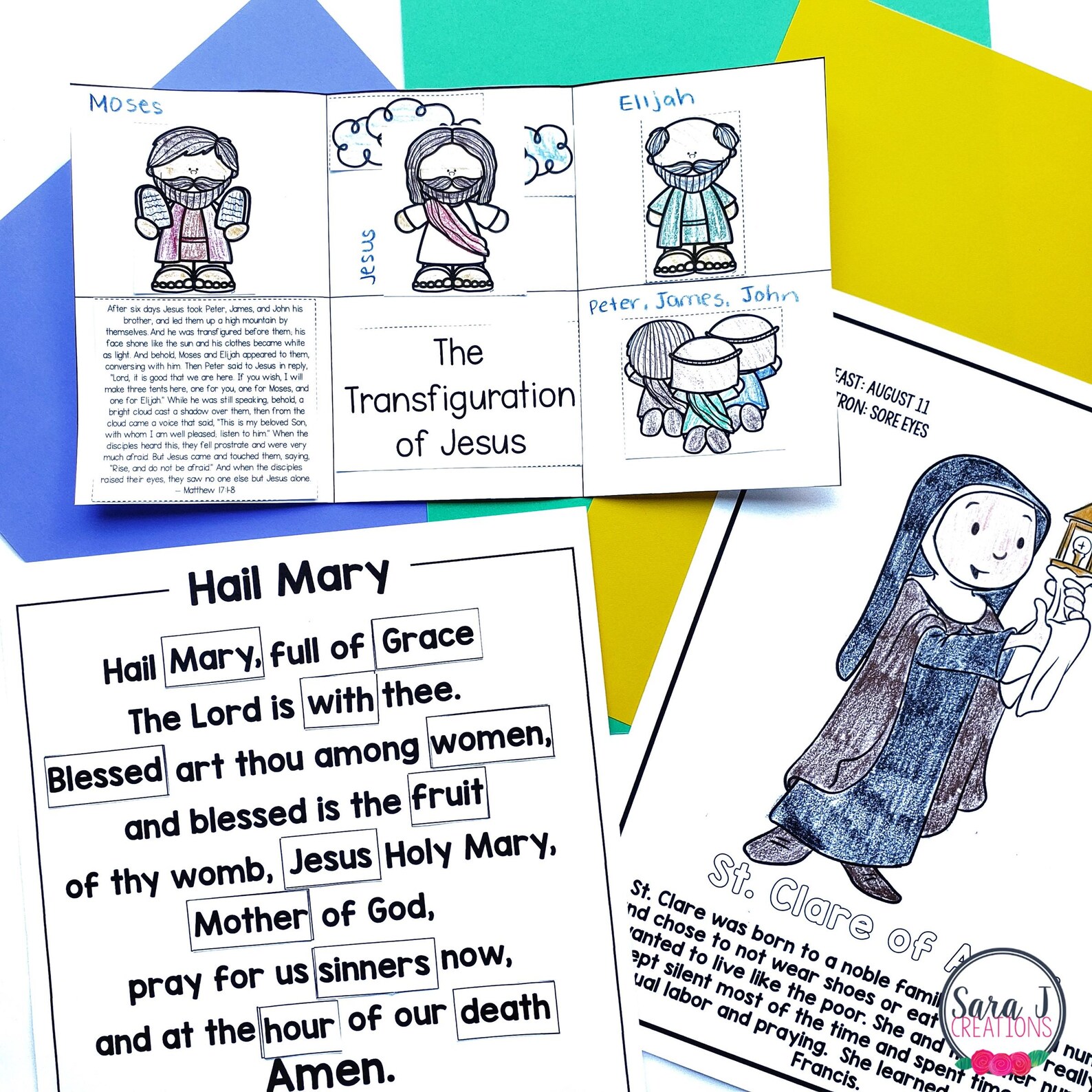 August Liturgical Calendar Catholic Kids Printables, Home Altar Prayer ...