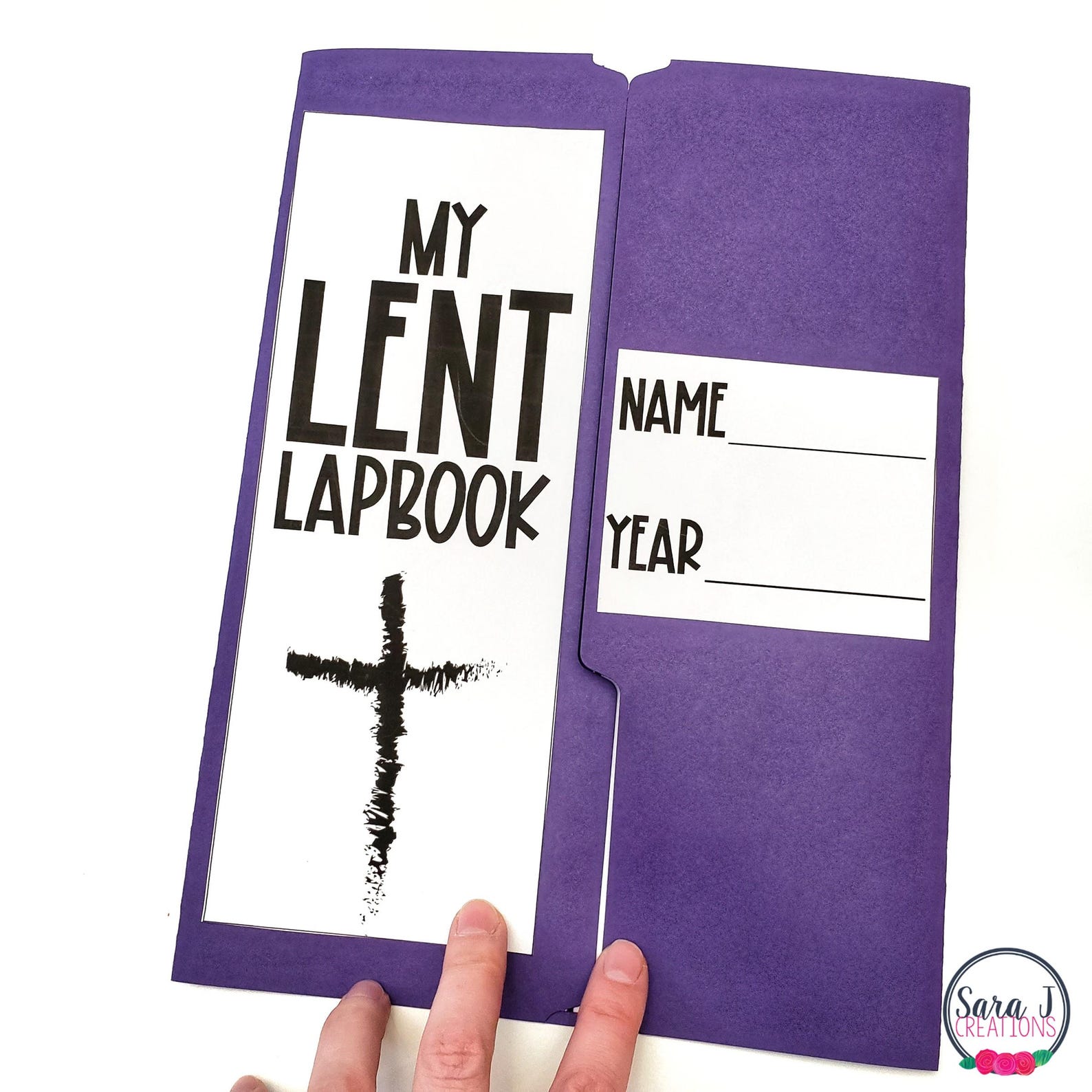 Catholic Lent Lapbook, Lent for Kids, Catholic Lent Activities, Lent ...
