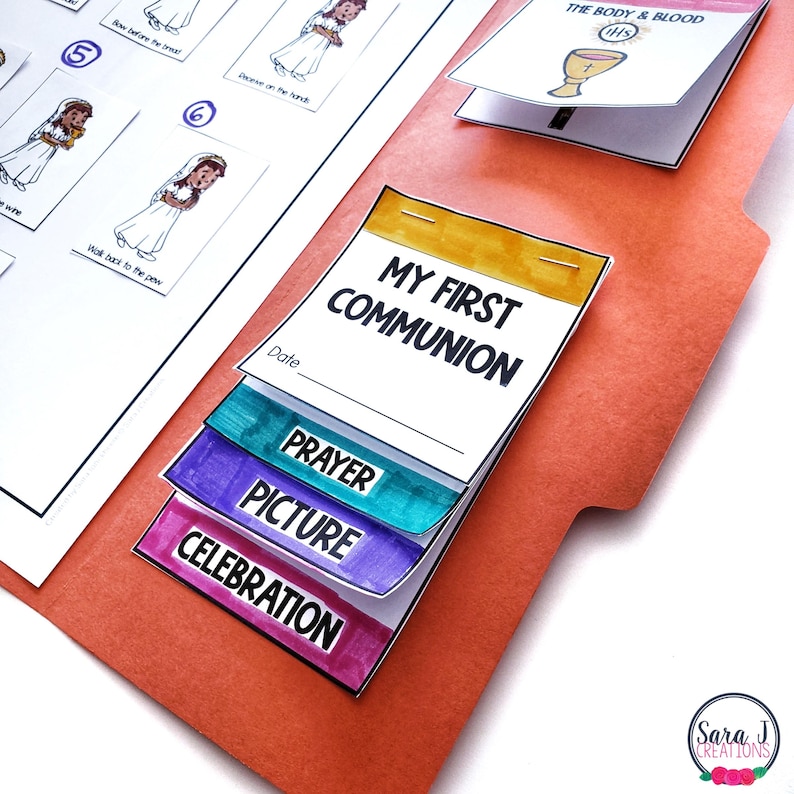 Catholic First Communion Prep Lapbook, Catholic Parts of the Mass ...