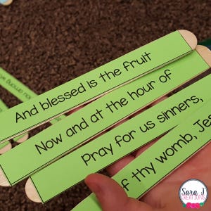 Catholic Prayer Puzzles, Catholic Games Kids, Catholic Prayers for ...