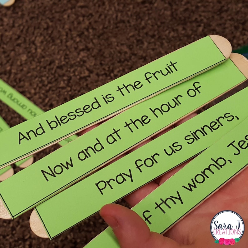 Catholic Prayer Puzzles, Catholic Games Kids, Catholic Prayers for ...