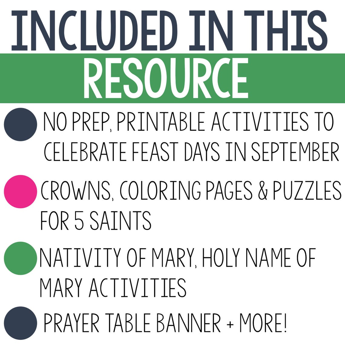 September Liturgical Living Catholic Activities, Catholic Homeschool ...