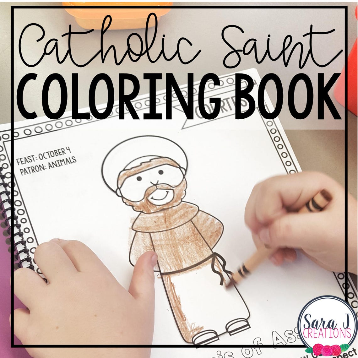 Catholic Saints Coloring Book, All Saints' Day Activities, Catholic ...