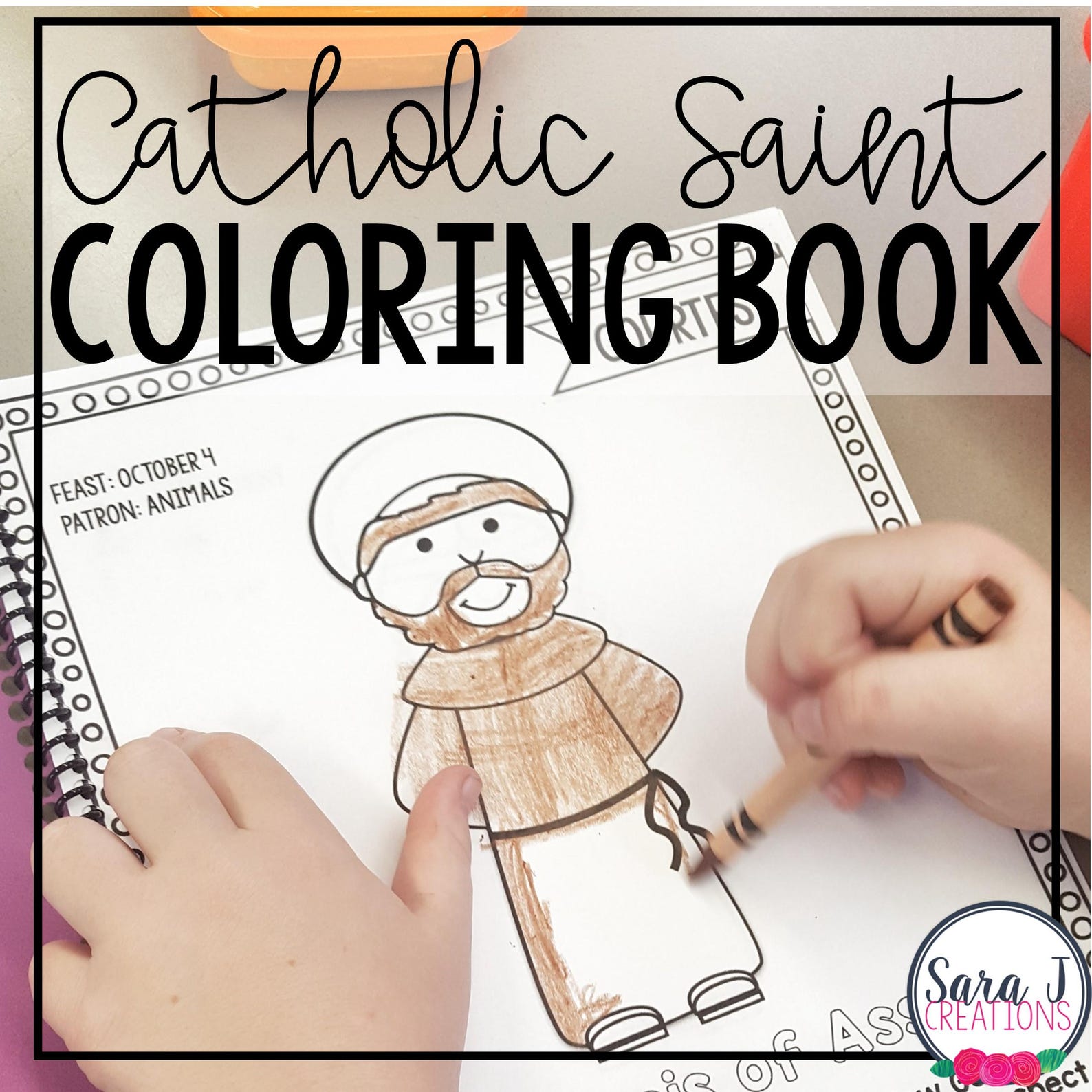 Catholic Saints Coloring Book, All Saints' Day Activities, Catholic ...