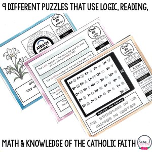 Catholic Young Saints Escape Room for Kids Printable Religion ...