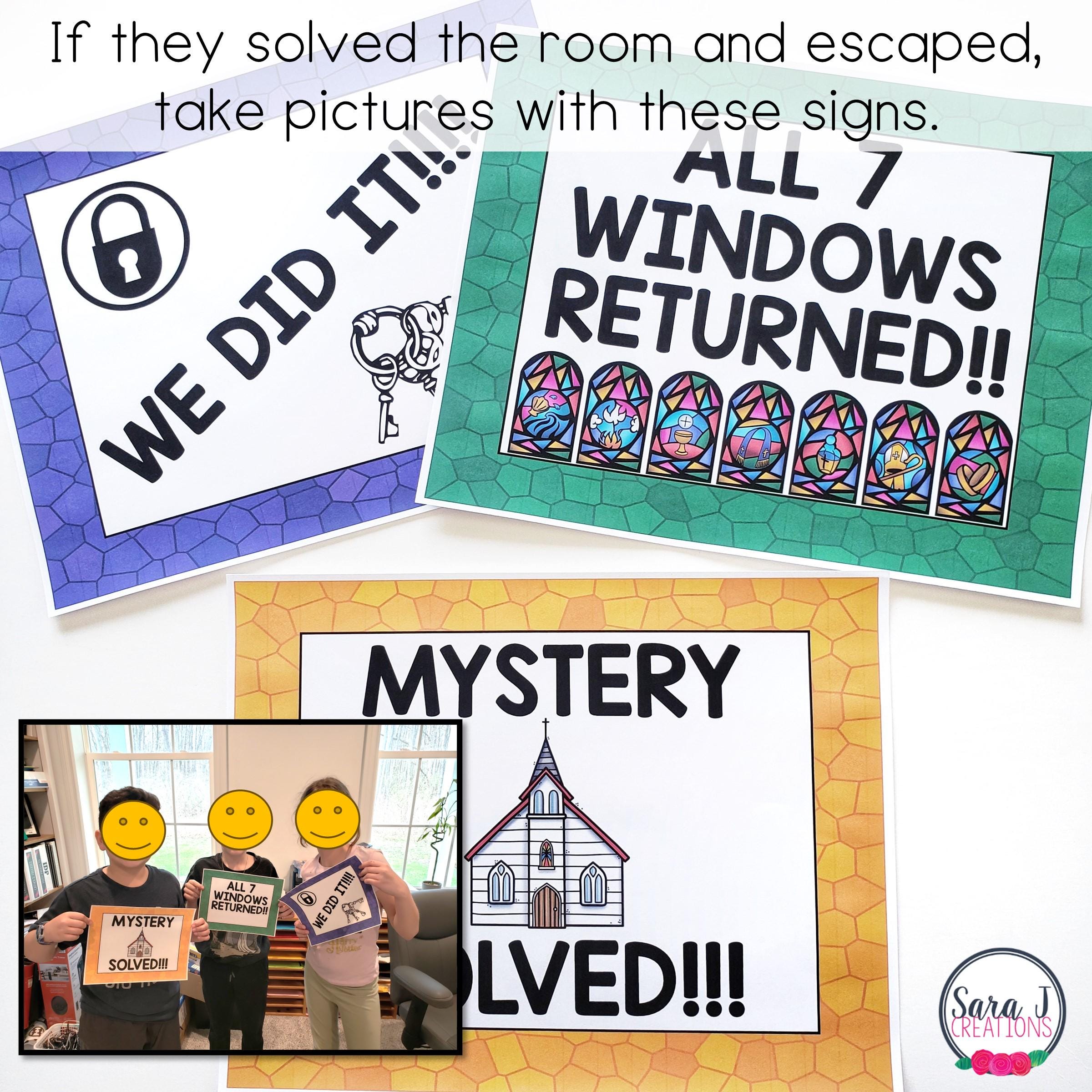 Catholic Escape Room, Catholic Sacraments, Escape Room for Kids, Escape ...
