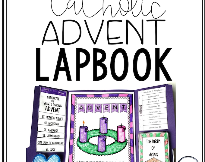 Catholic Lent Lapbook, Lent for Kids, Catholic Lent Activities, Lent ...