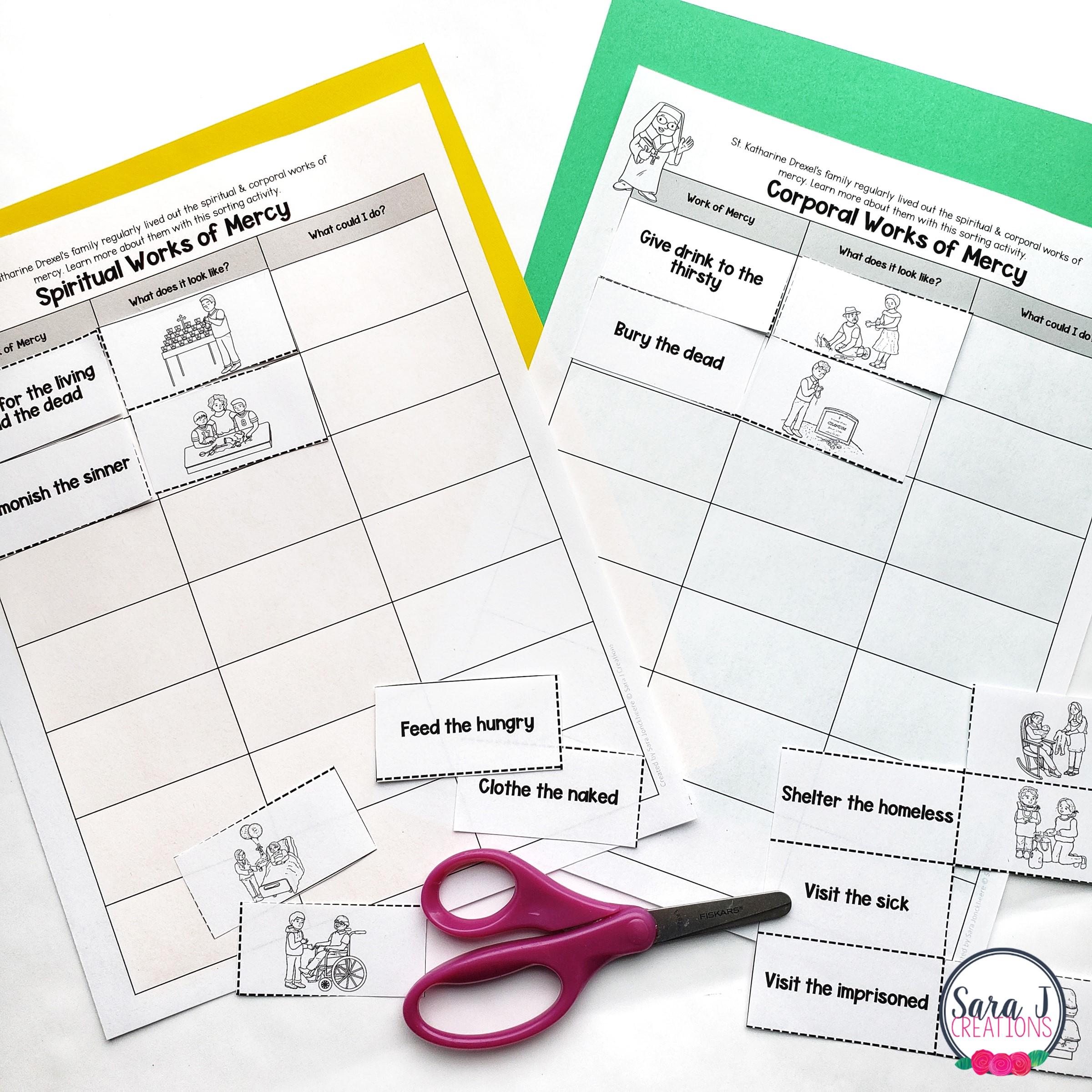 March Catholic Saints Activities for Kids, Catholic Kids Liturgical ...