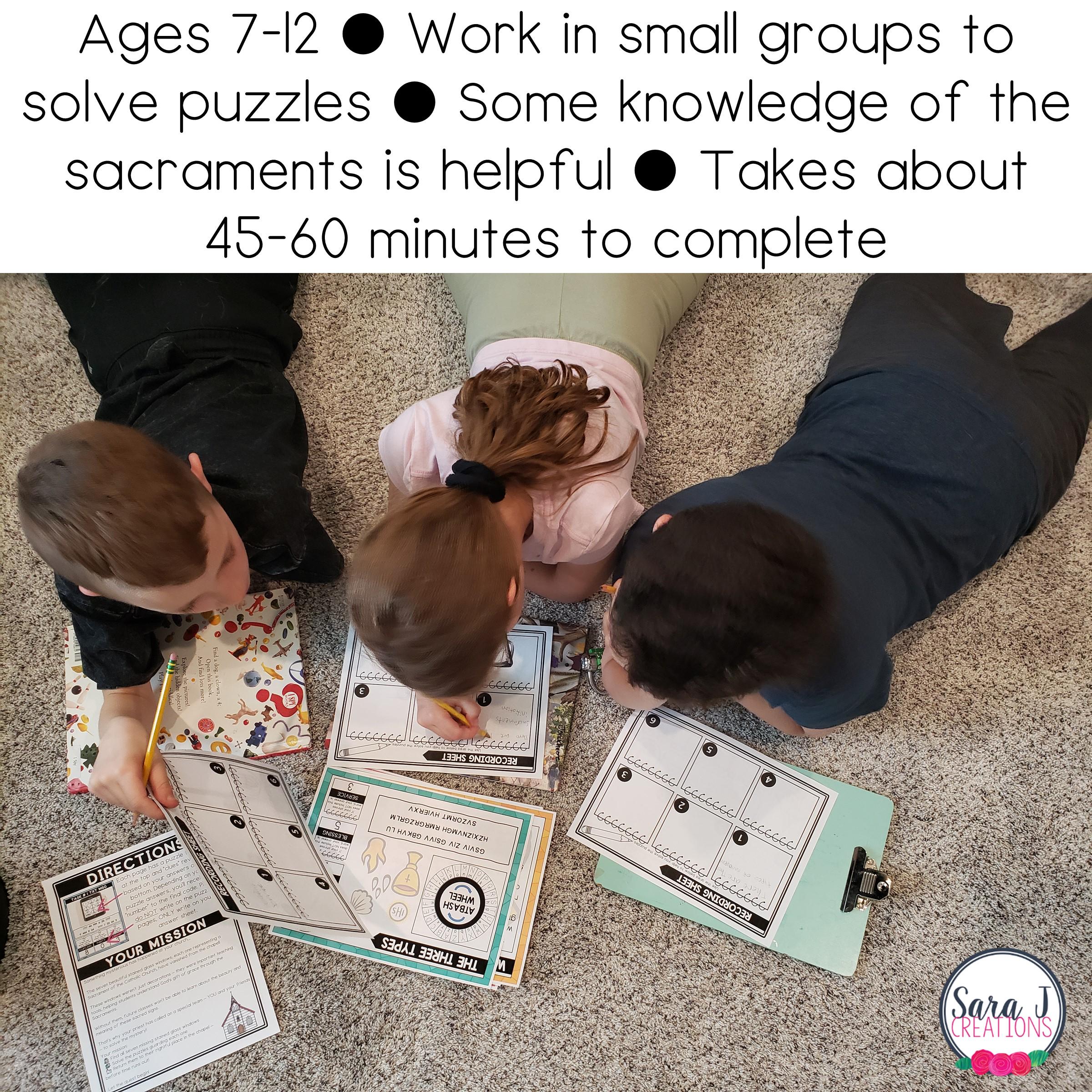 Catholic Escape Room, Catholic Sacraments, Escape Room for Kids, Escape ...
