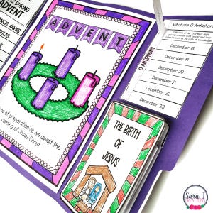 Catholic Advent Printable Lapbook, Activities for December Saints, O ...