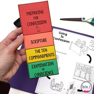 Confession Lapbook, First Reconciliation for Kids Resource, Catholic ...
