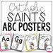 Catholic Saint ABC Posters, All Saints' Day, Homeschool Classroom Decor ...