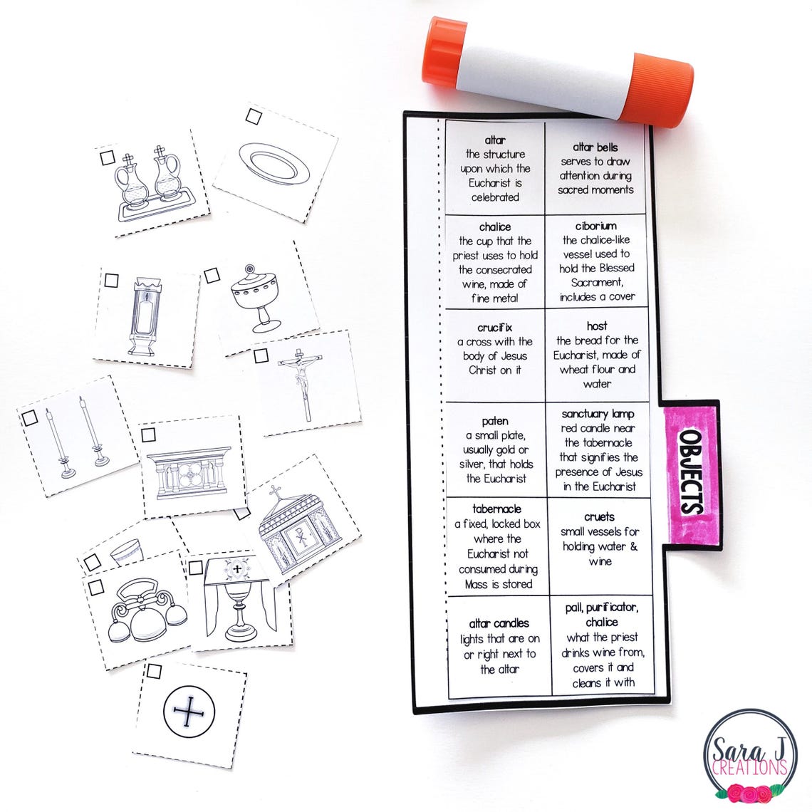 Catholic First Communion Prep Lapbook, Catholic Parts of the Mass ...