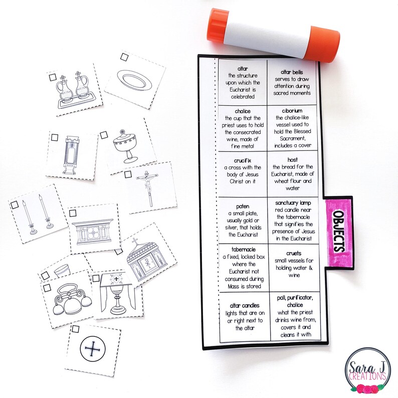 Catholic First Communion Prep Lapbook, Catholic Parts of the Mass ...