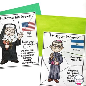 March Catholic Saints Activities for Kids, Catholic Kids Liturgical ...