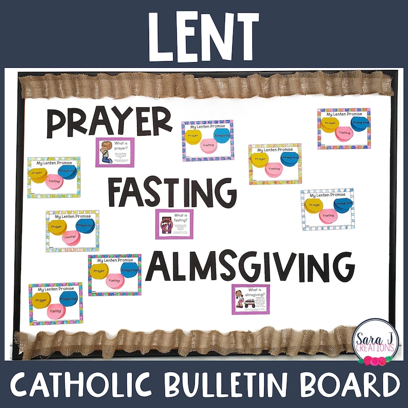 Catholic Bulletin Board Year Long BUNDLE Classroom Decor for the ...