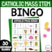 Catholic Mass Objects Bingo Cards, Parts of the Catholic Mass Games for ...