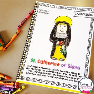 Catholic Saints Coloring Book, All Saints' Day Activities, Catholic ...