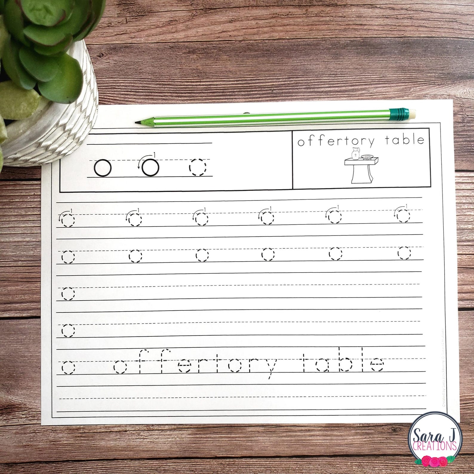 Catholic Handwriting Practice, Catholic Prayers for Kids, Handwriting ...