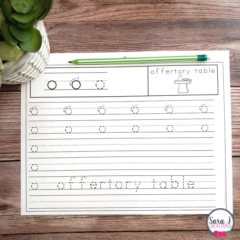 Catholic Handwriting Practice, Catholic Prayers for Kids, Handwriting ...