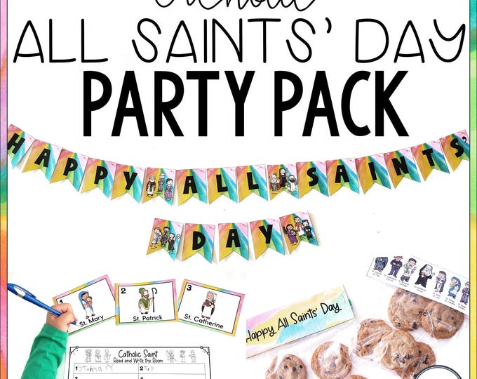 Printable Saint Food Labels for Kids: Catholic Feast Days (instant ...