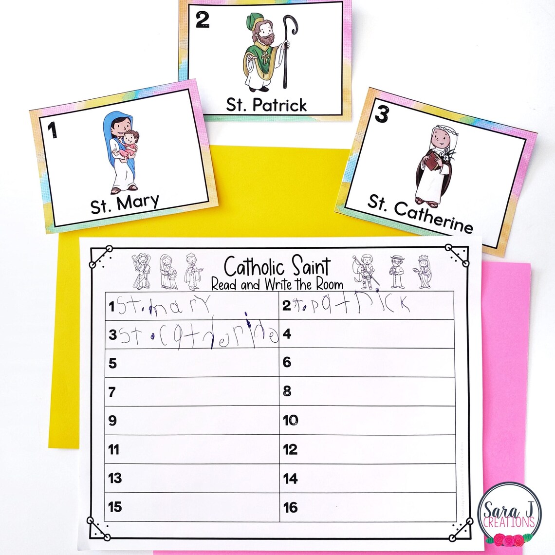 All Saints' Day Party Pack for Kids, Catholic Saints Printables for ...