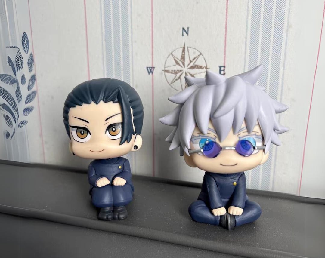 Suguru Geto With Satoru Gojo Bobblehead Figurines Jujutsu Kaisen Anime ...