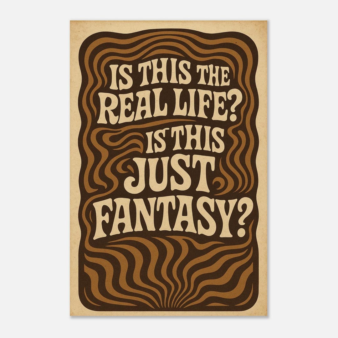 Queen Lyrics Wall Art Printable – Bohemian Rhapsody Lyric Poster - Etsy