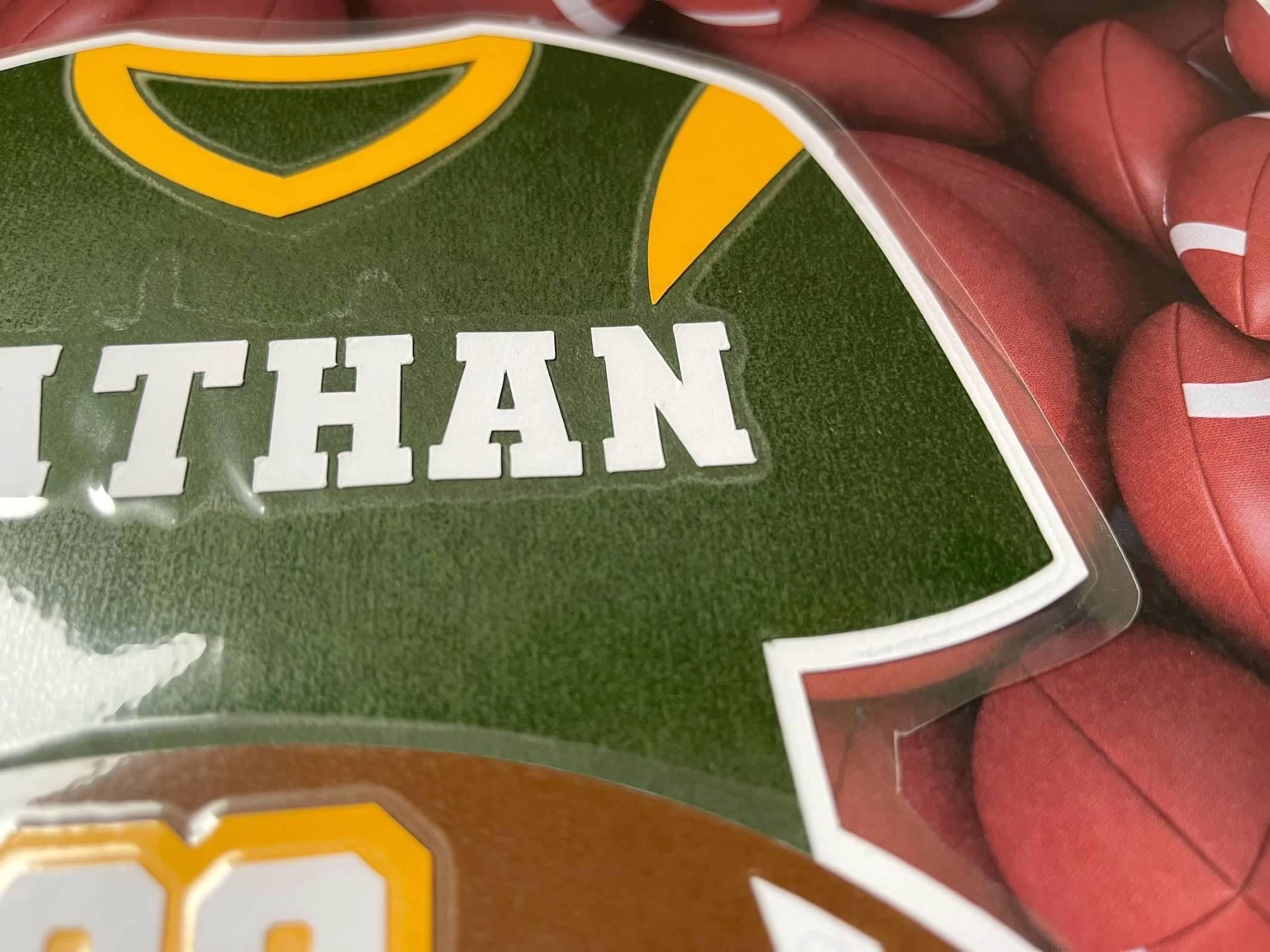 Football Door Sign Football Locker Sign Football Jersey Sign Football ...