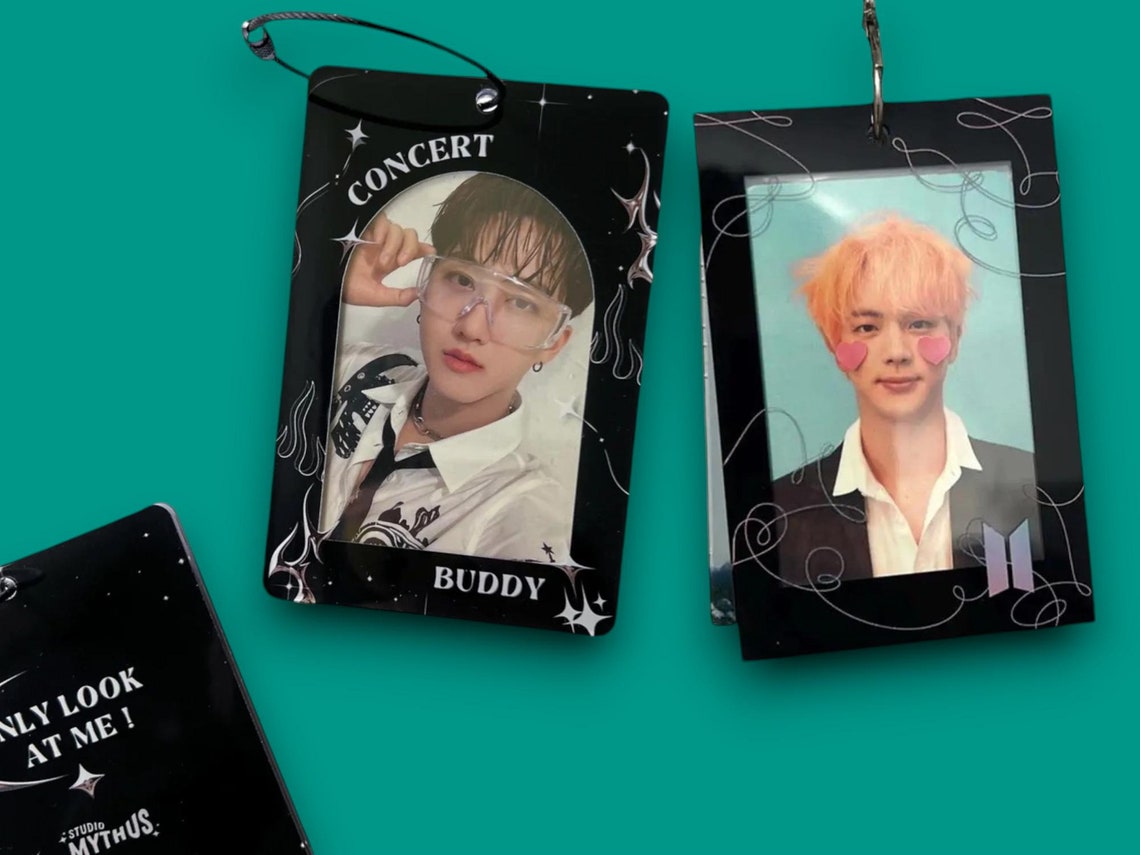 Personalizied Acrylic Photo Card Holder Double-sided Custom Design ...