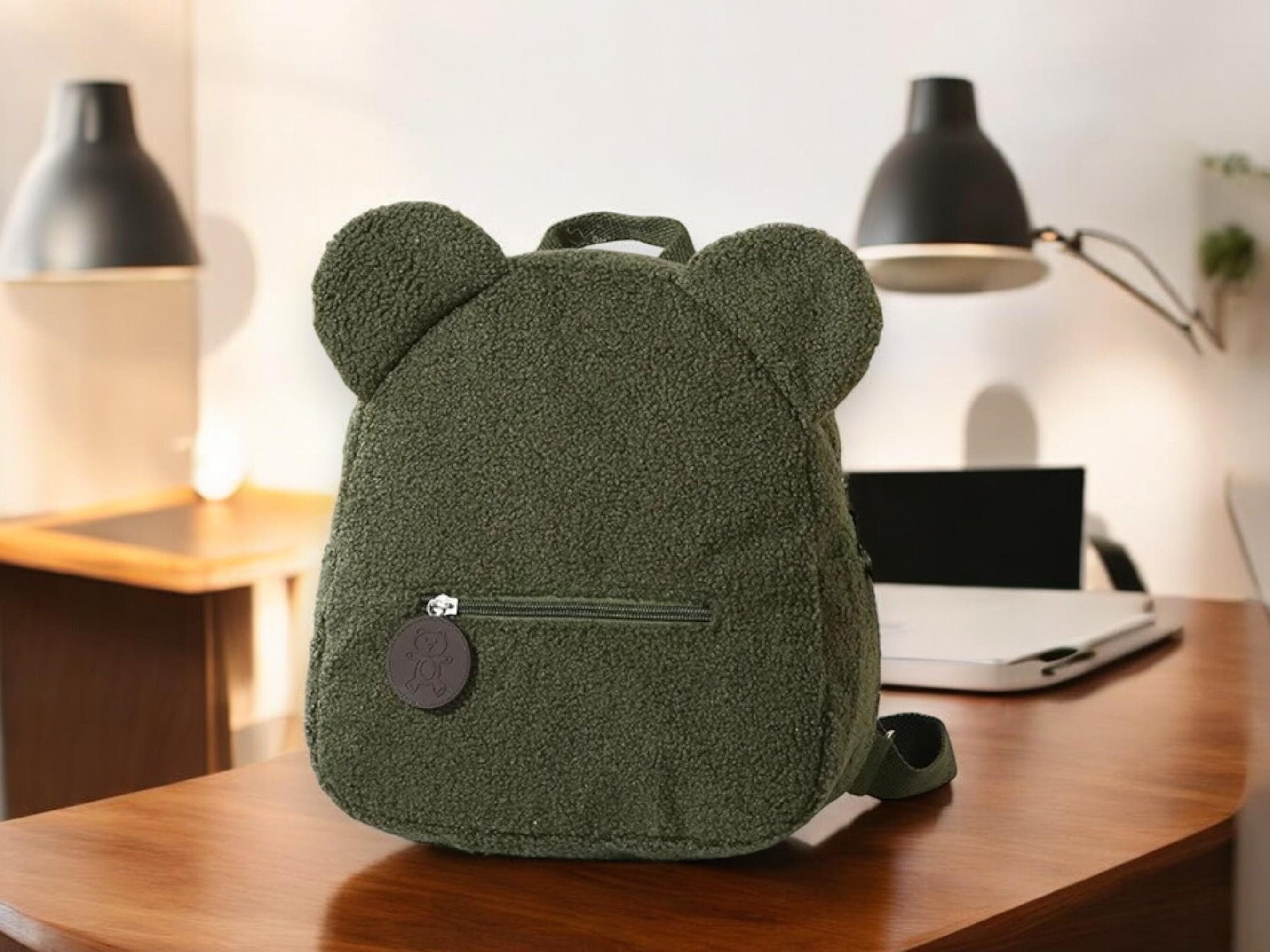 Personalized Teddy Bear Backpack Custom Embroidered Kids School Bag ...