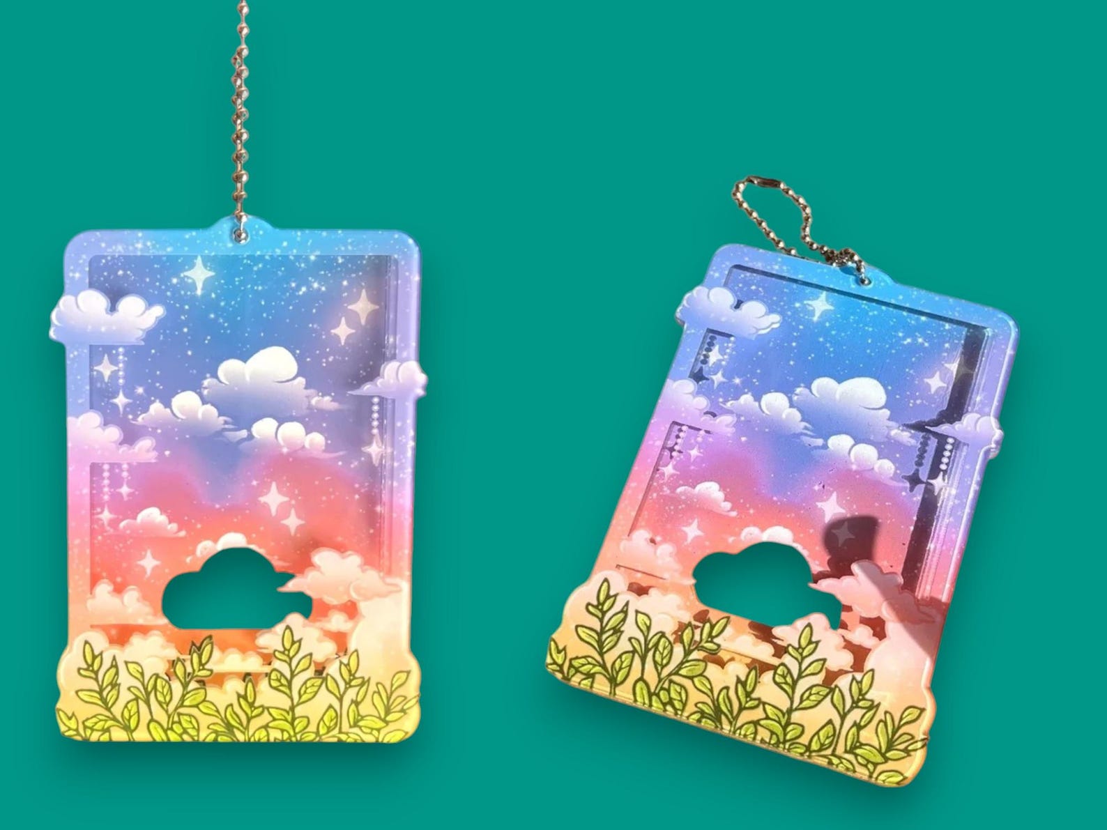 Personalizied Acrylic Photo Card Holder Double-sided Custom Design ...