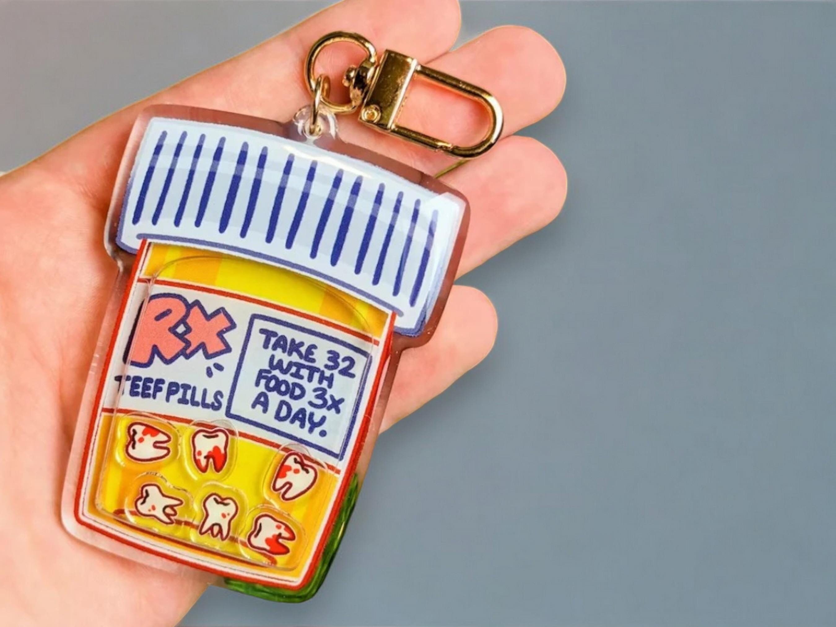 Personalizied Jewelry Shaker Keychain Custom Cute Cartoon Acrylic With ...