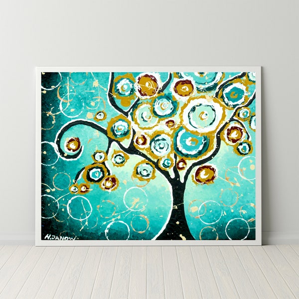 Wall Art Turquoise - Etsy