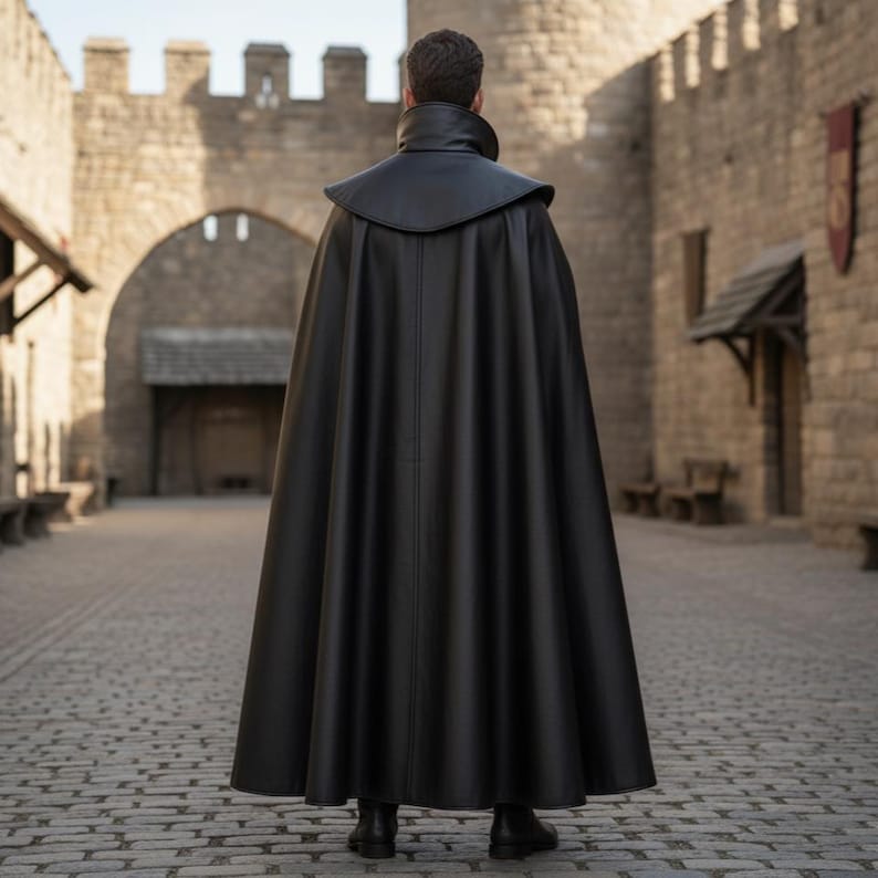 Custom Men’s Gothic Lord Costume With Cloak | Medieval Fantasy Outfit ...