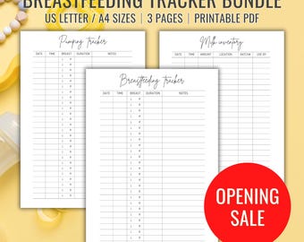 Printable Baby Tracker Bundle; Digital Download Newborn Infant Tracker ...