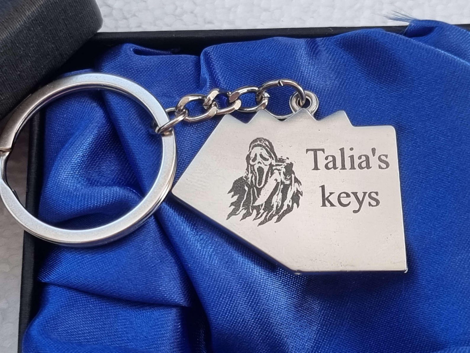 Poker Hand Keyring Personalised Cards Royalflush Metal Keychain - Etsy