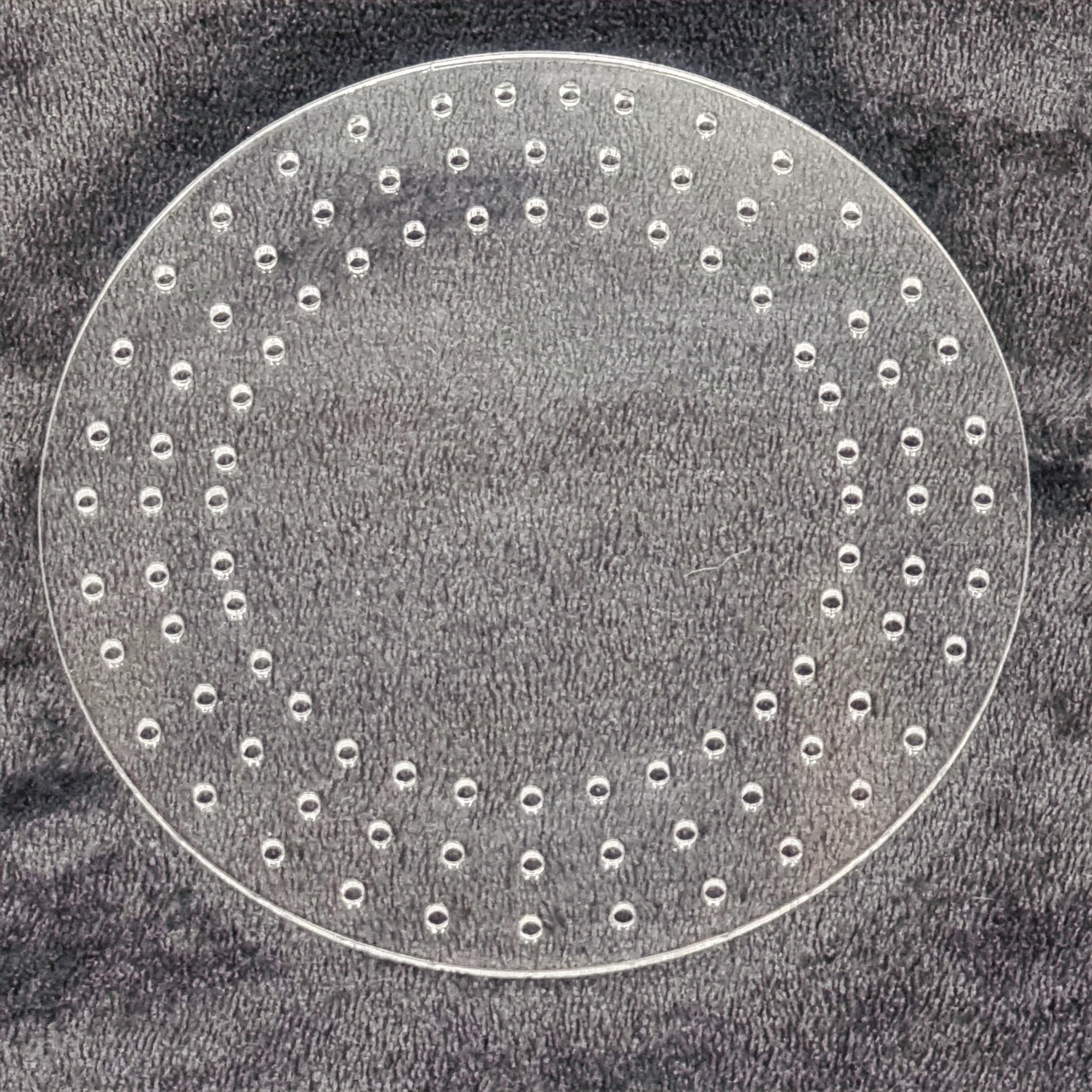 Crafting Wreath Template Circular Edge Holes - Etsy