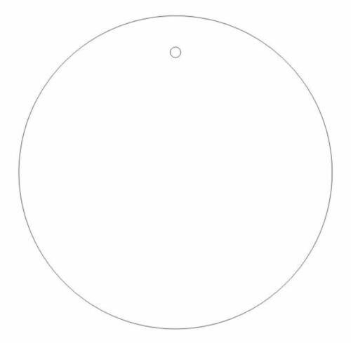 3mm Acrylic Plastic Laser Cut Disc Circle Various Diameters 4mm Hole - Etsy