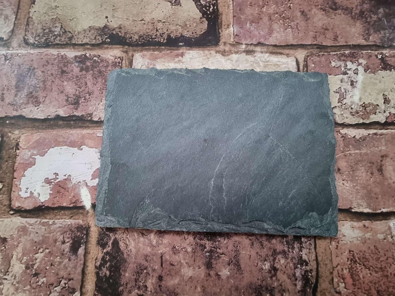 Slate House Sign 17cm X 12cm Floating Hidden Fixings Deep Engraved - Etsy