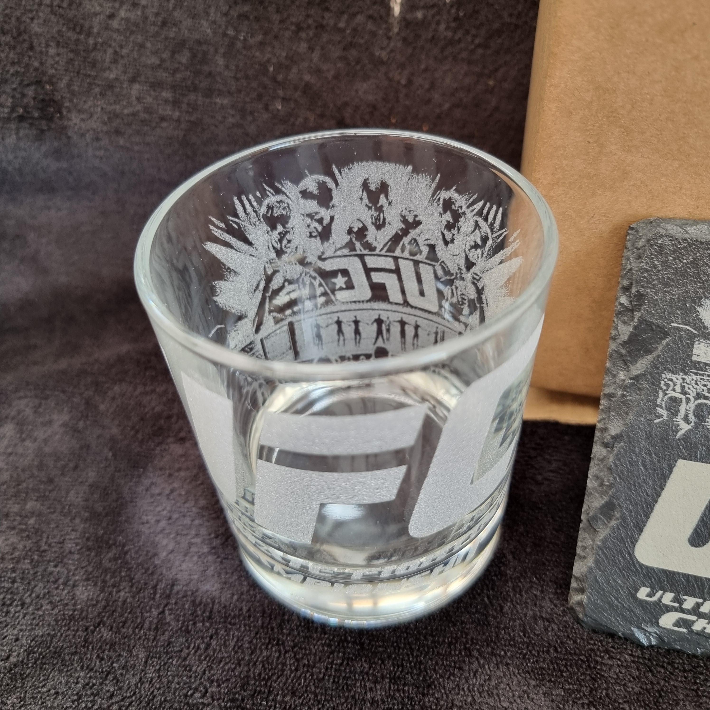 UFC Decanter Glass Box Sets Can Be Personalised - Etsy