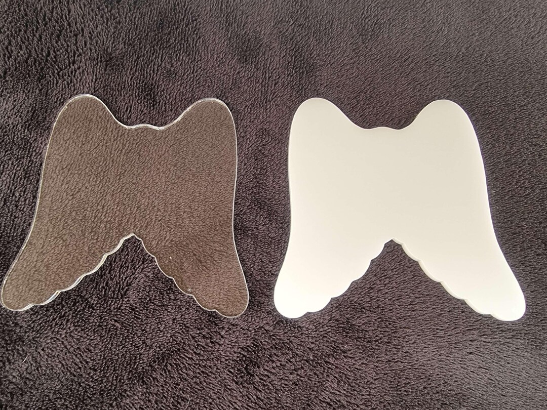 Angels Wings Shape Sublimation Crafting Blank Acrylic Clear or White - Etsy