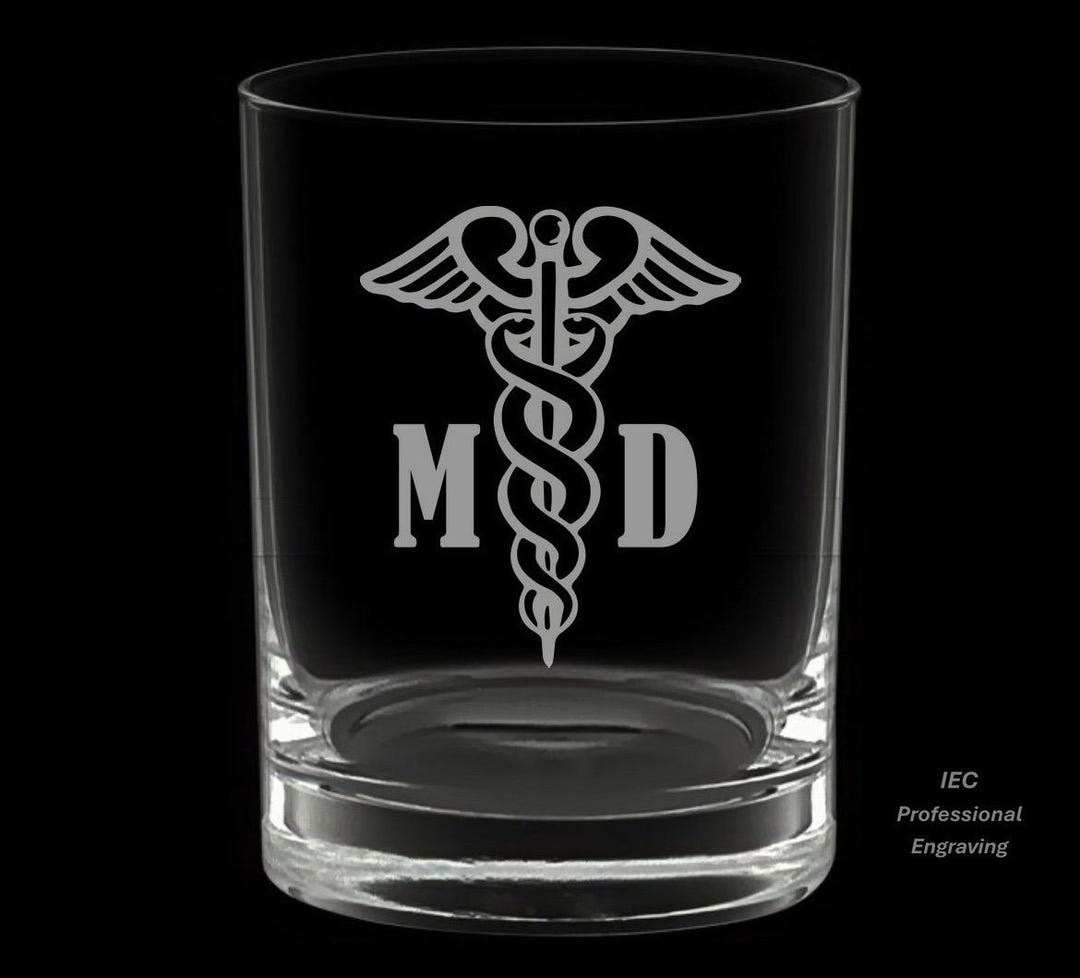 Medical Doctor 14 Ounce Double Rocks Glass - Etsy