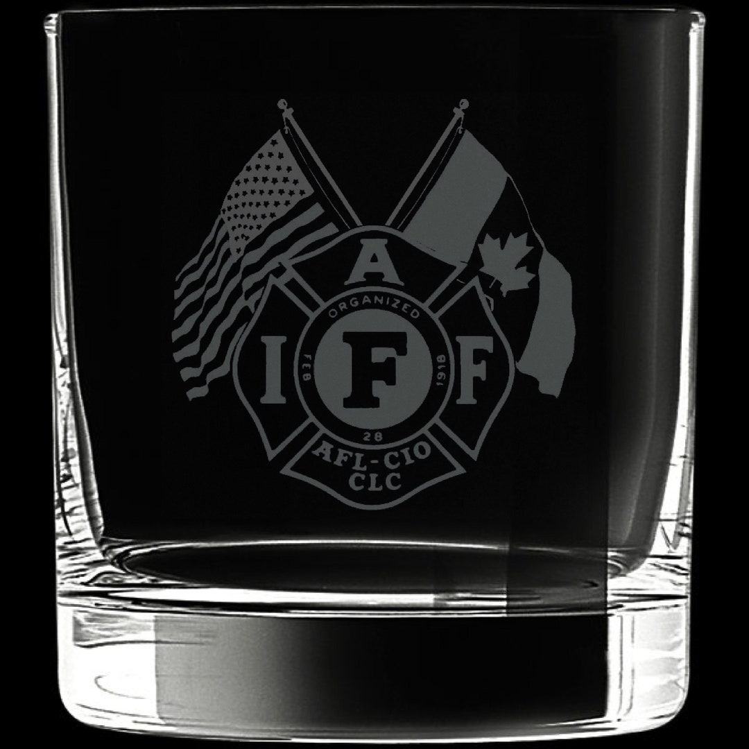 IAFF Officially Licensed 12 Ounce Rocks Glass - Etsy