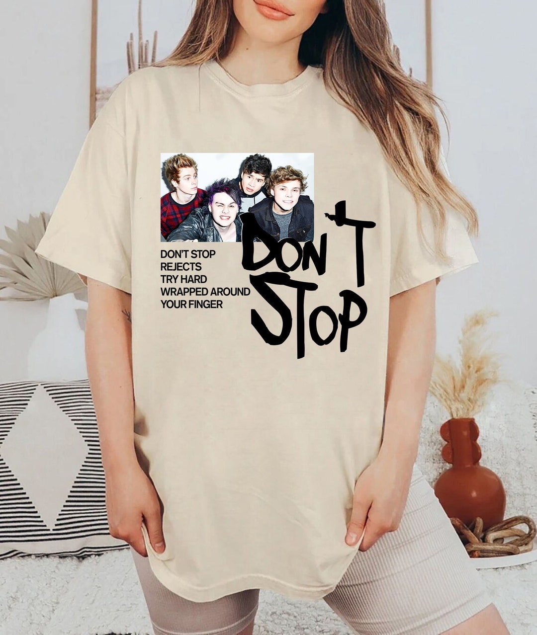 5 Seconds of Summer PNG, 5SOS Digital, Vintage the Show Tour 5 Seconds ...