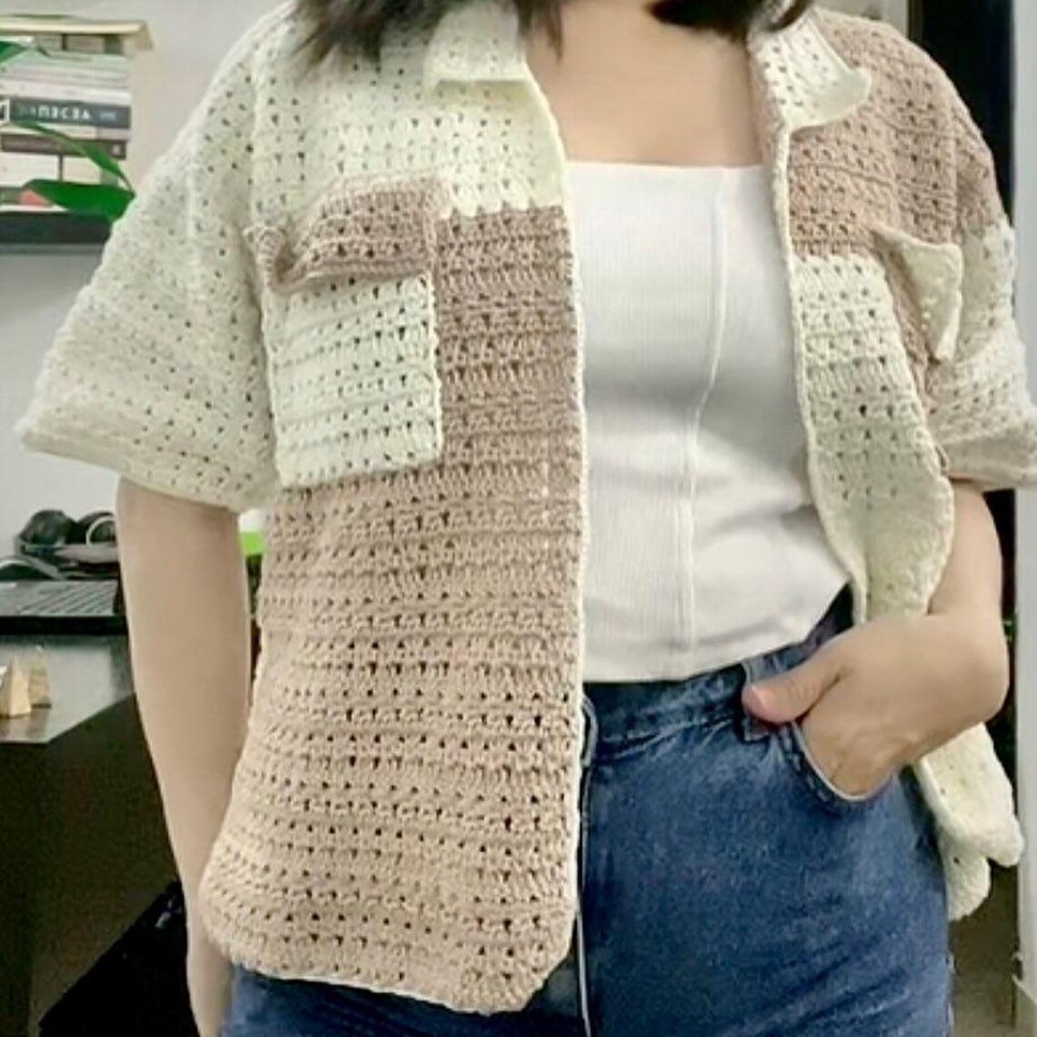 Geranium Crochet Polo Pattern Crochet Pattern Easy Crochet Pattern Polo ...