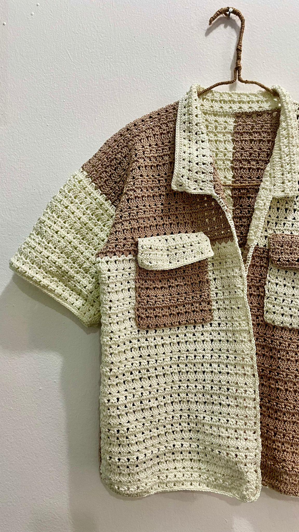 Geranium Crochet Polo Pattern Crochet Pattern Easy Crochet Pattern Polo ...