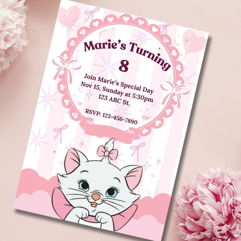 Marie Cat Party - Etsy