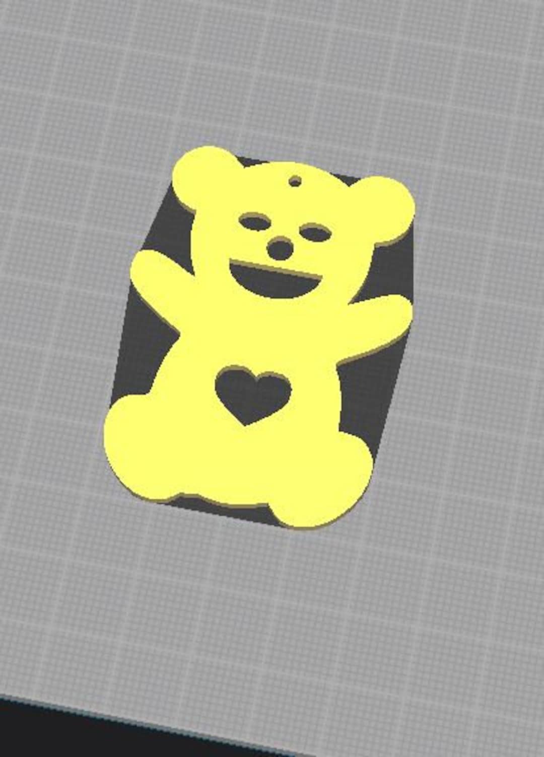 Teddy Keychain, Keychain, 3D Print File, STL File - Etsy